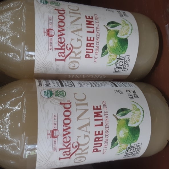 Lime Juice (Pure Organic) - Pint | Green's Garden
